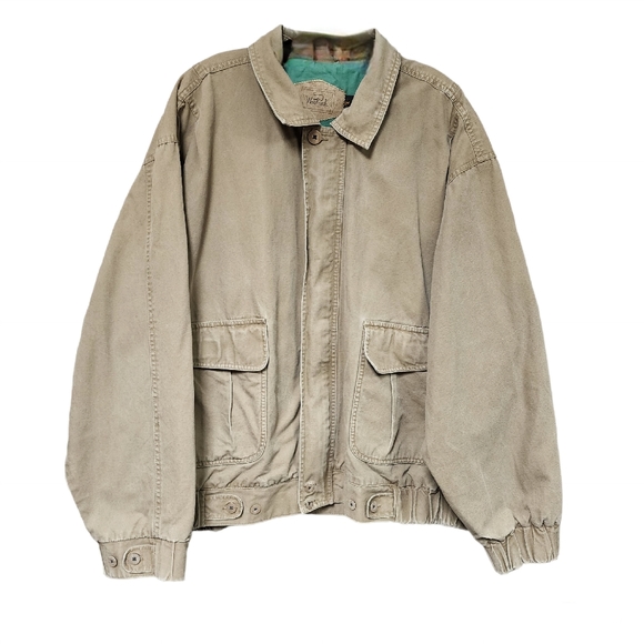 Woolrich | Jackets & Coats | Vintage Woolrich Canvas Bomber Jacket 448 ...